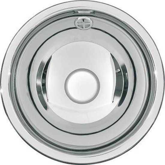 Chroomnikkelstaal ronde waskom voor inleg inbouw RNDH260 van Franke ...