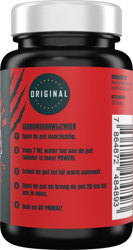Primal Powder - smelling salt - reukzout - Ammonia - supplement | bol