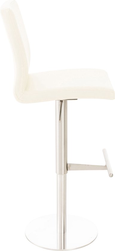 Barkruk Rosanne Deluxe - Beige - RVS - Modern Design - Rugleuning ...