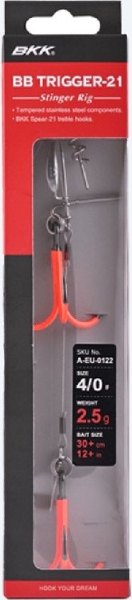 BKK - BB Trigger-21 UVO (Stinger rig) 1/0 | bol