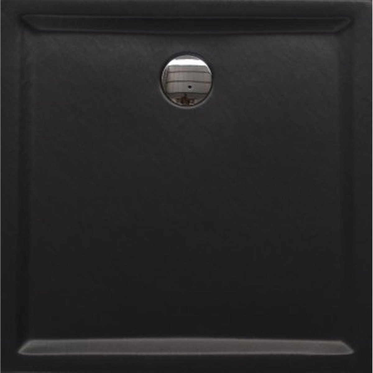 Sanimar Tassa douchebak 90x90x3cm Vierkant Acryl Zwart mat | bol.com