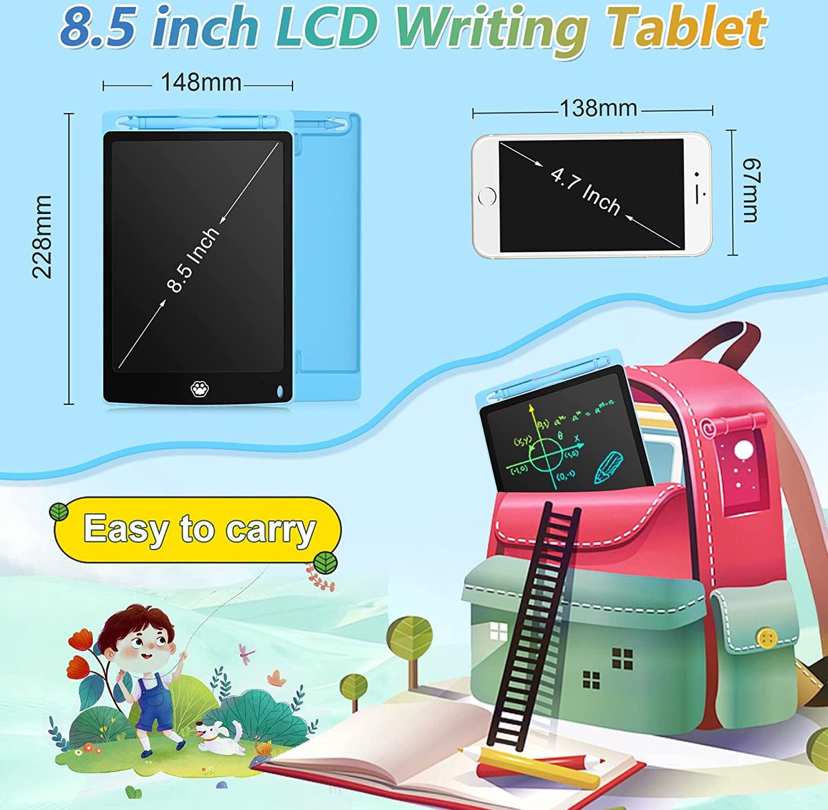 Tablette d'écriture LCD / Tablette de dessin d'écriture LCD Tablette d ...