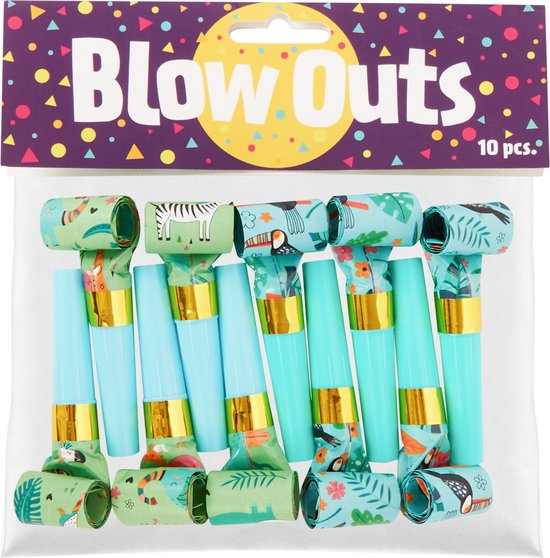 Roltongen 10 stuks - Toeters - Feesttoeters | bol