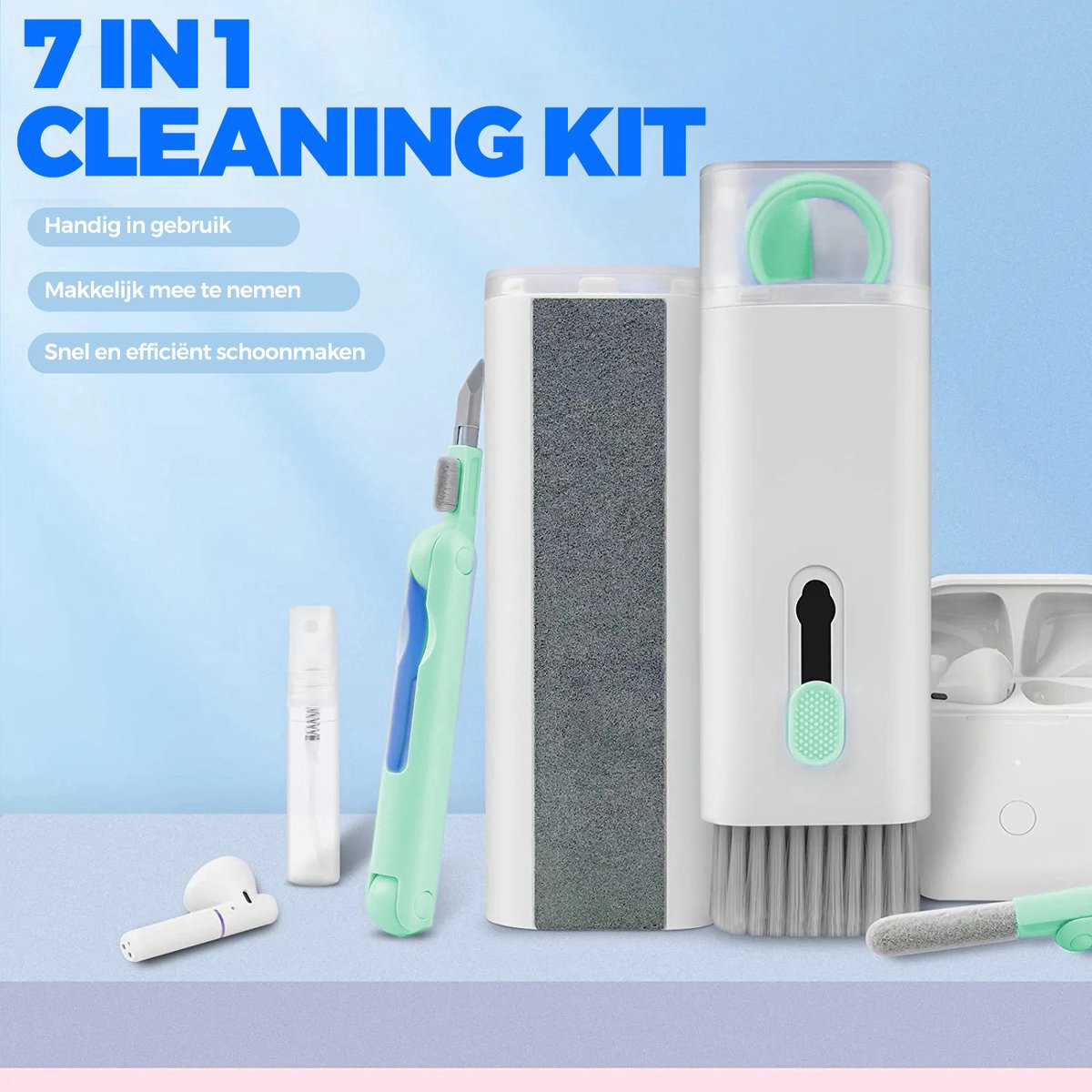7 in 1 Airpods cleaning kit - Keyboard cleaner - Airpods cleaner ...