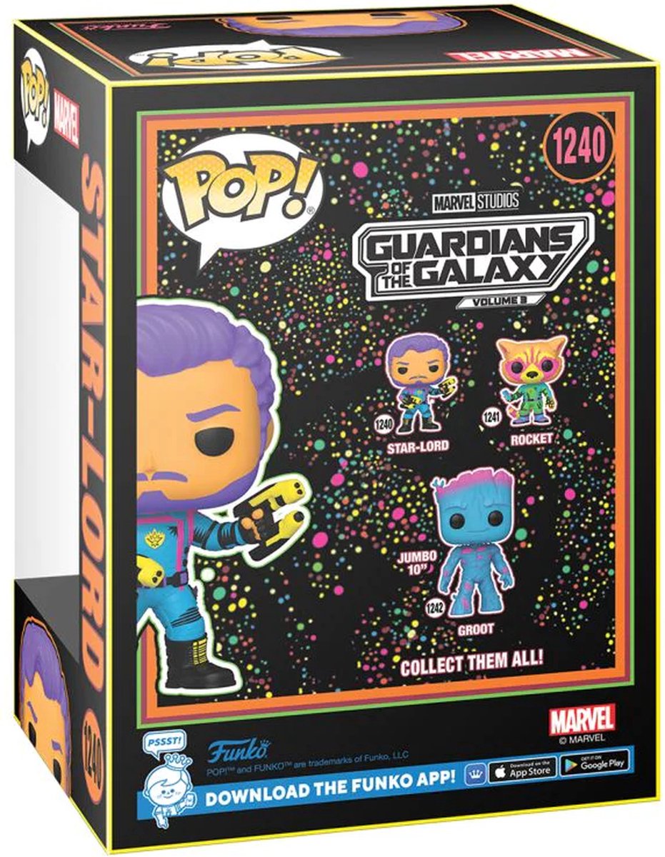 Funko Pop! Marvel Studios Guardians of the Galaxy - Star Lord #1240 ...
