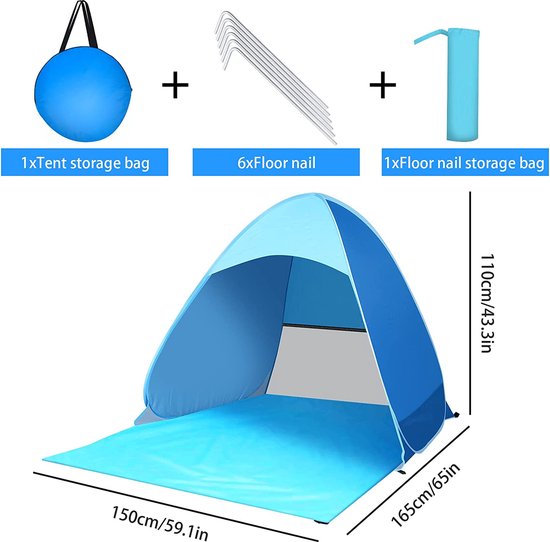 Luxe strandtent – Tent Strand – beach tent | bol