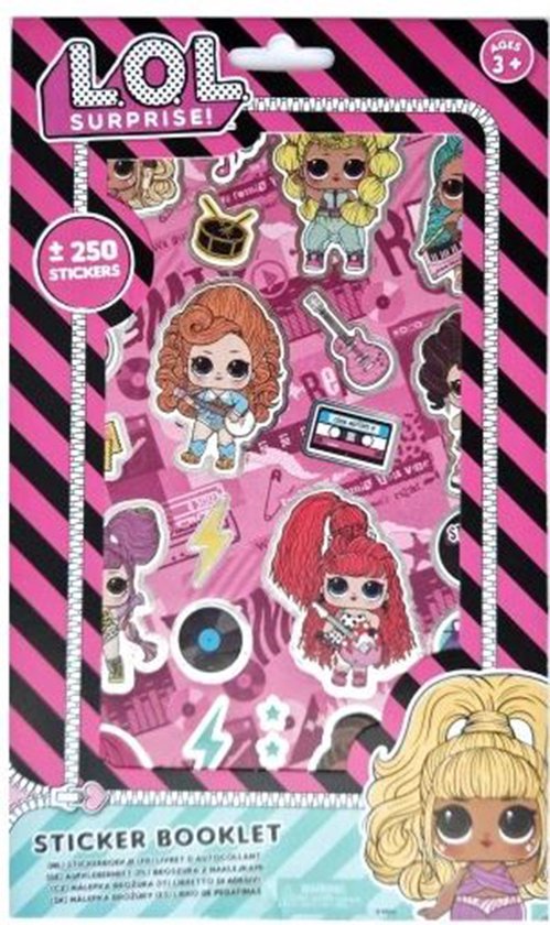 LOL Surprise stickervel circa 250 sticker - Roze / Multicolor - Karton ...