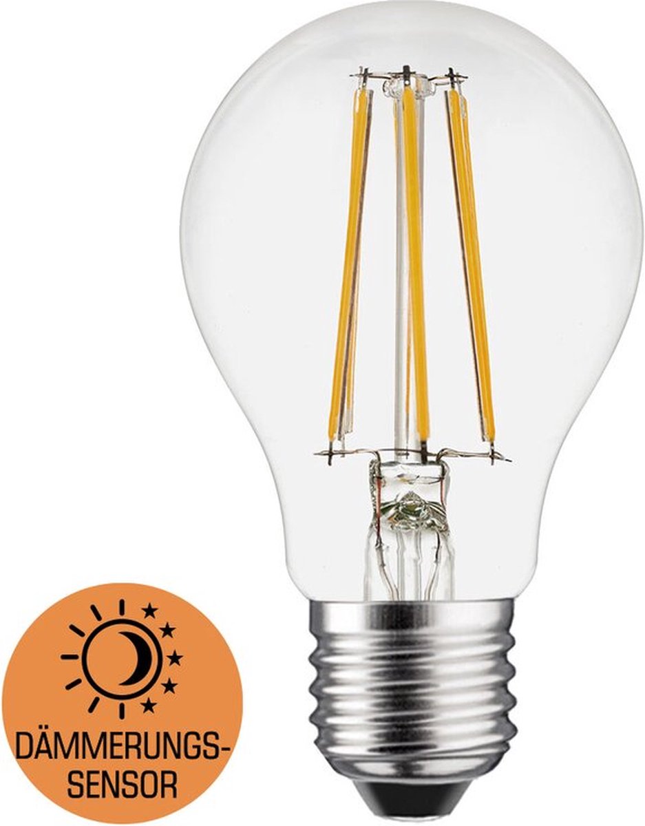 Ledmaxx led Dag/Nacht sensorlamp E27 6.5W 806lm 2700K Niet dimbaar A60 | bol.com
