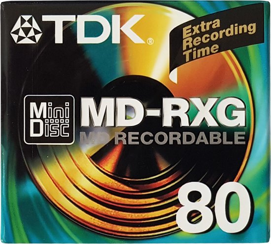 TDK MD-RXG80 MD Recordable Minidisc 80 minuten | bol