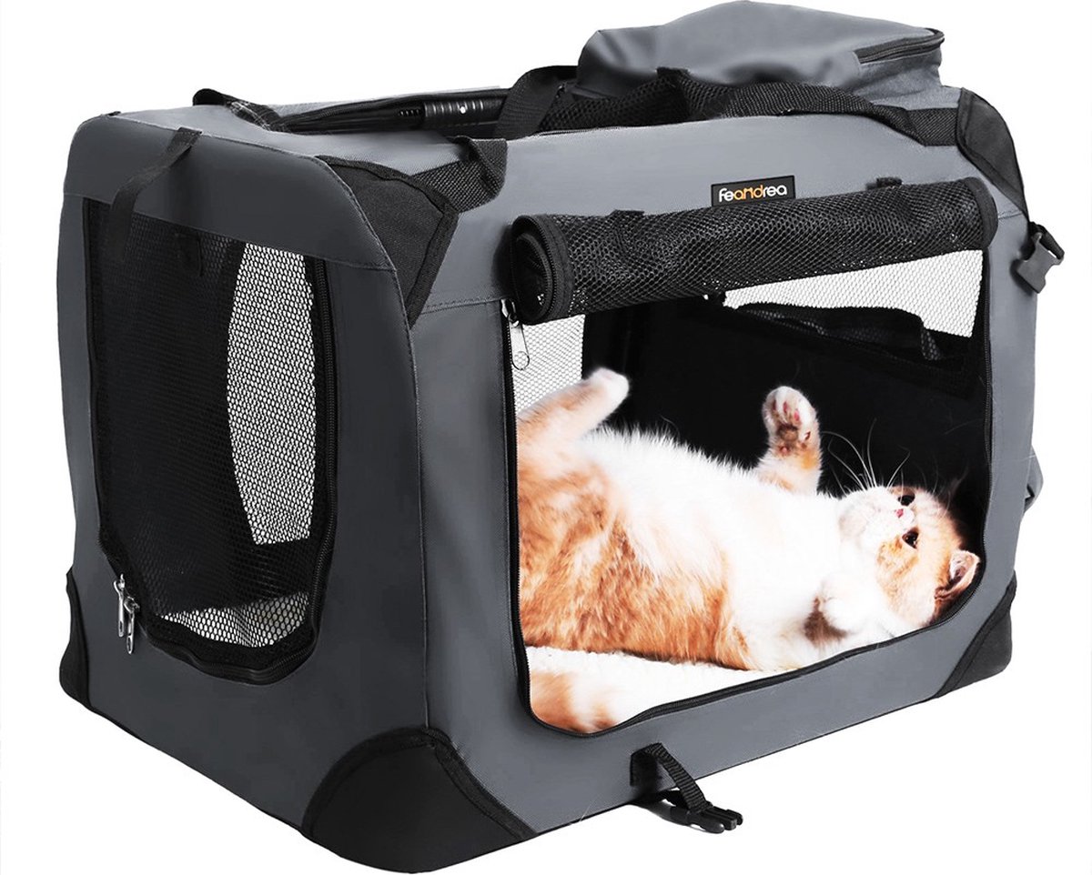 Hondenbench XXL deluxe - Bench voor honden - Opvouwbaar - Zwart ...