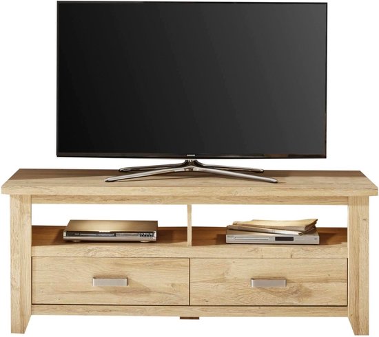 Rootz TV Meubel - TV Kast - Bruin - 143 x 58 x 48 cm | bol.com