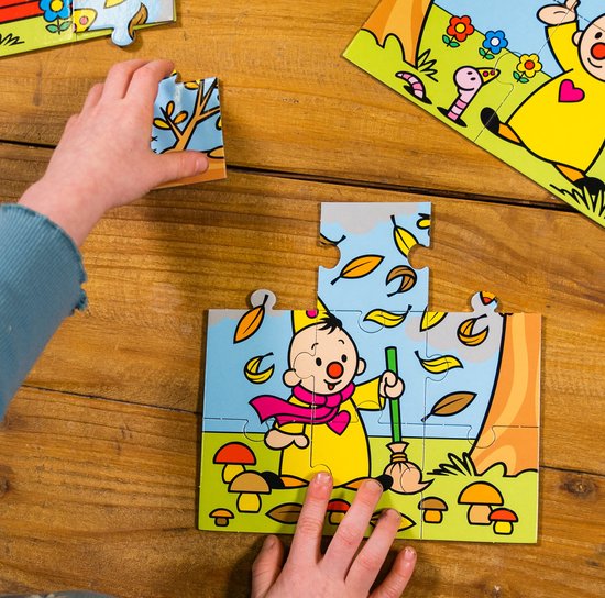 Bumba - Puzzel - 4 Seizoenen - 4+6+9+12 stukjes - lente - zomer ...