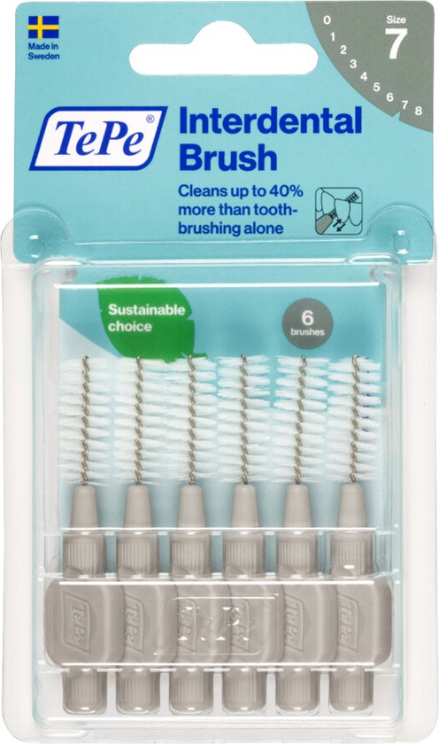 3x TePe Interdentale Ragers Original 1,3 mm Grijs 6 stuks | bol