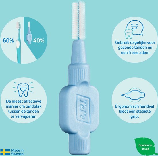 3x TePe Ragers Extra Zacht 0,7 mm Lichtgeel 6 stuks | bol