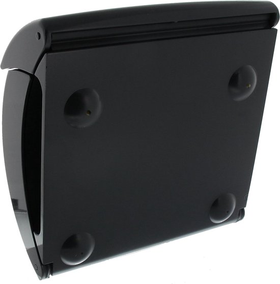 brievenbus met geïntegreerd krantenvak, pianolaklook, A4-gleuf, EU-norm ...