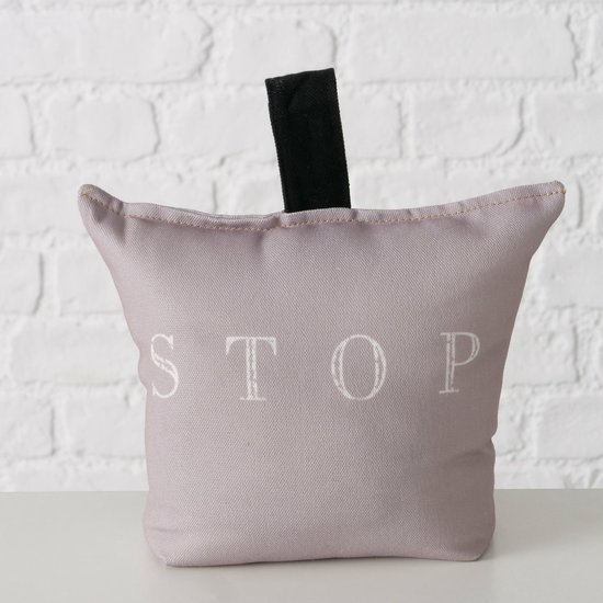 Boltze deurstopper zak - 2 kg - oud roze - polyester - 23 x 10 cm ...