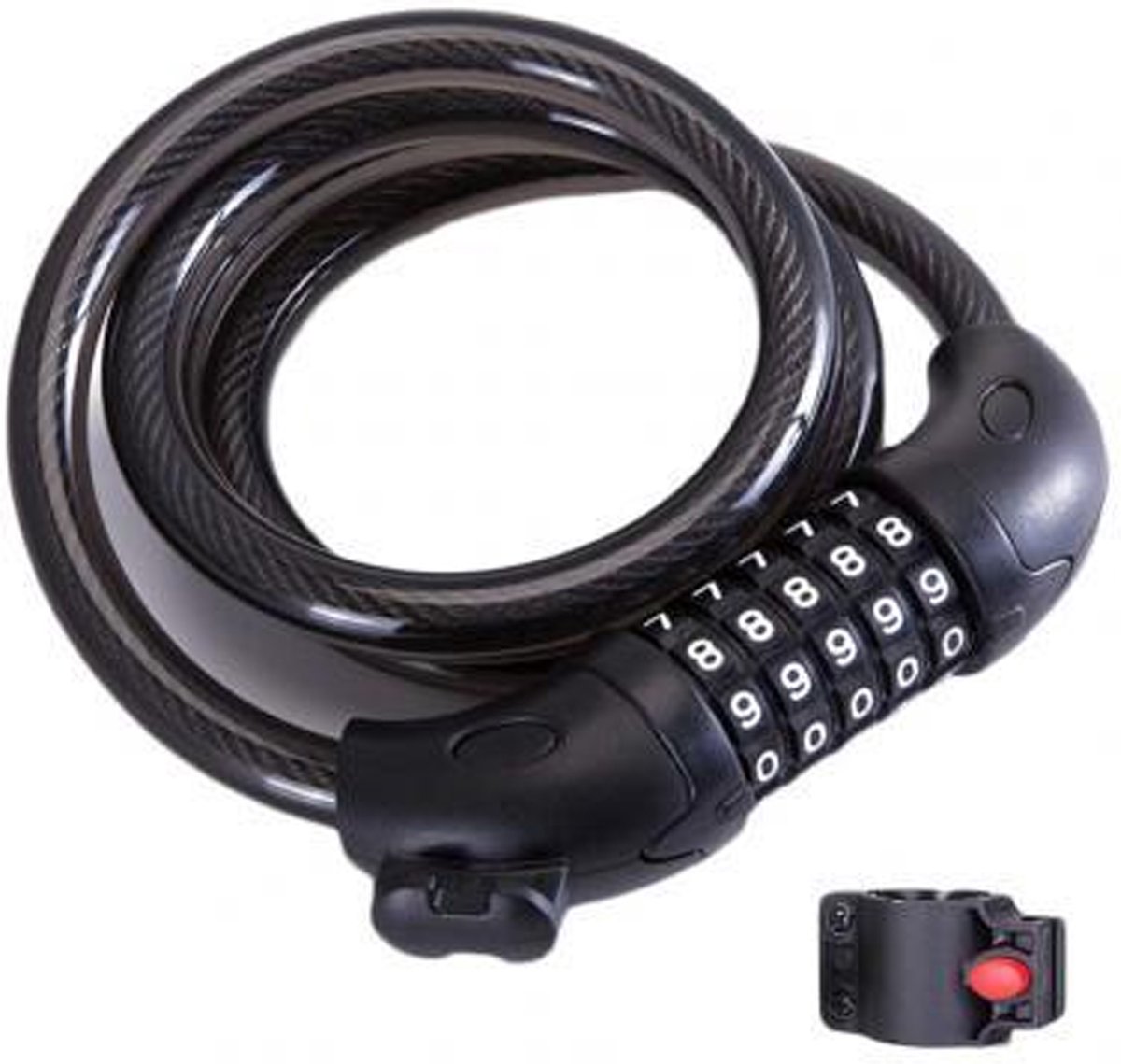 Fietsslot - Cijferslot - Kabelslot - Universeel - Duurzaam Hangslot ...