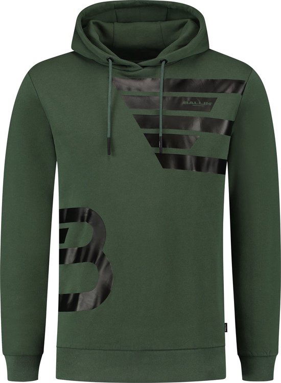 Ballin Amsterdam - Heren Regular Fit Hoodie - Groen - Maat S | bol.com Ballin Amsterdam - Heren Regular Fit Hoodie - Groen - Maat S | bol.com