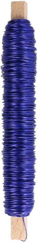 Wikkeldraad Blauw | 0,50mm x 50m | 100 g | bol