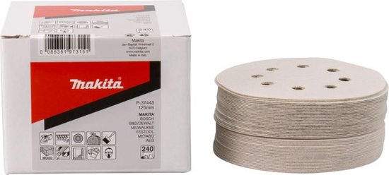 Makita P-37443 Schuurschijf 125mm K240 White Velcro | bol