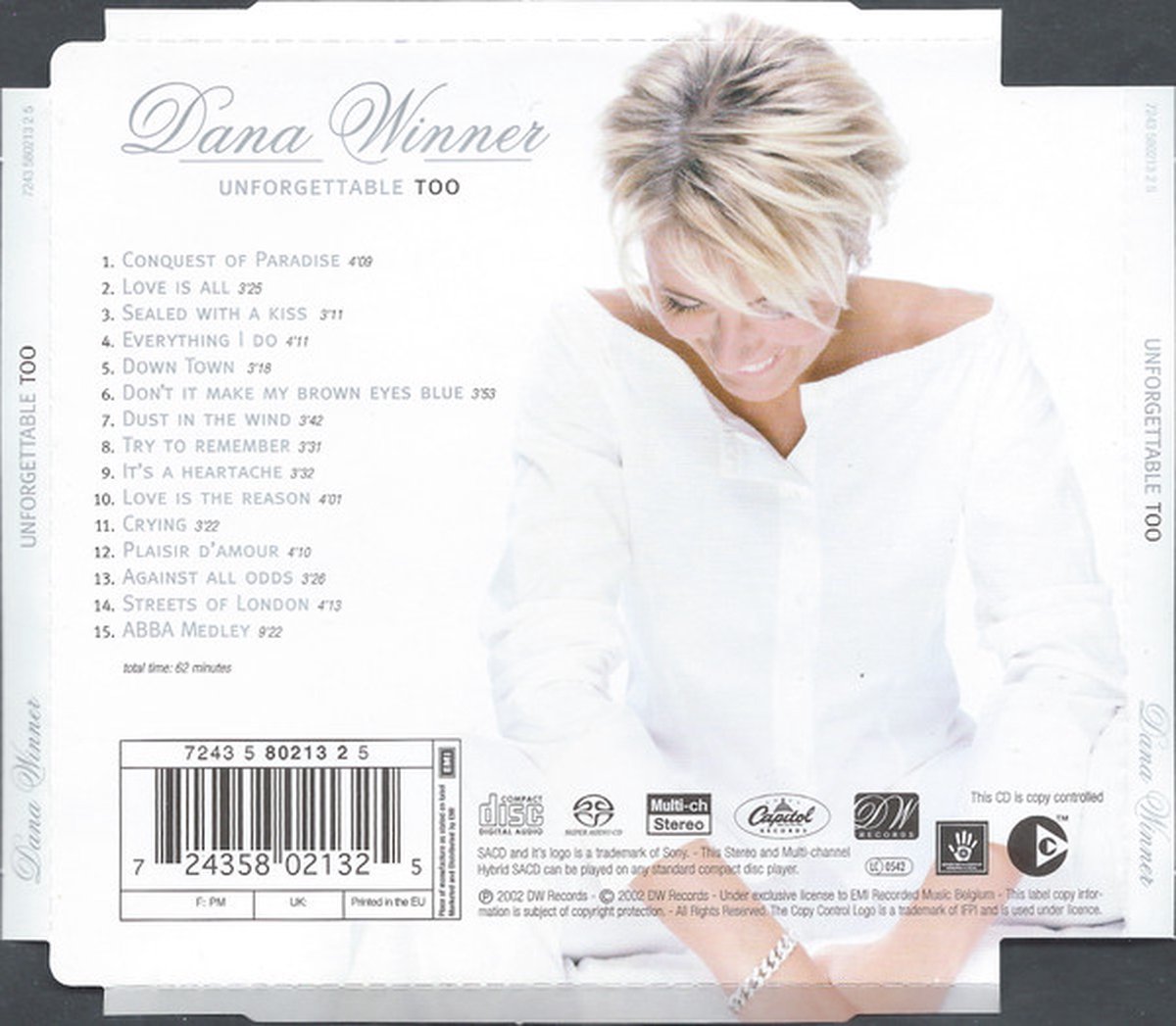 Dana Winner - Unforgettable Too Super Audio, Dana Winner | Muziek | bol