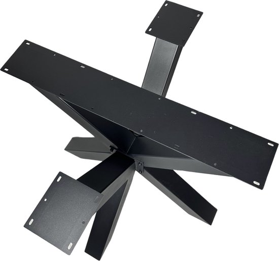 Maison DAM - 1x Spinpoot, koker 8x8cm, hoogte 72cm, mat zwart fijn ...