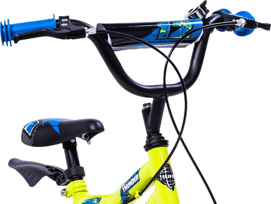 Huffy Pro Thunder 12 Inch Jongenfiets Geel BMX 3-5 jaar Kinderfiets ...