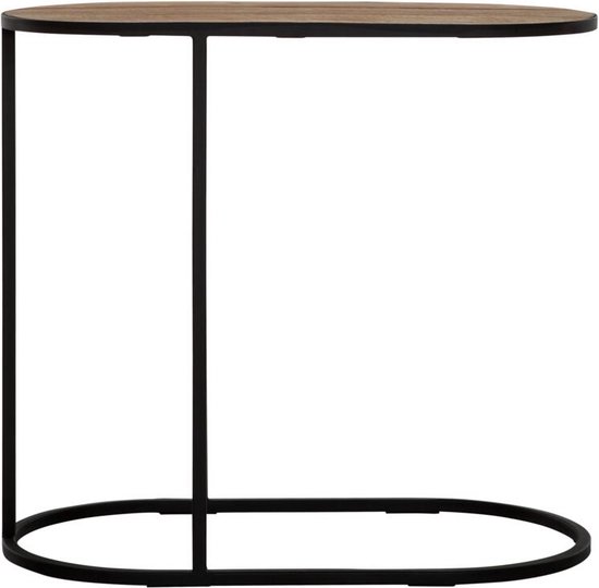 DTP Home Laptop table Terra NATURAL,60x65x35 cm, oval, recycled ...