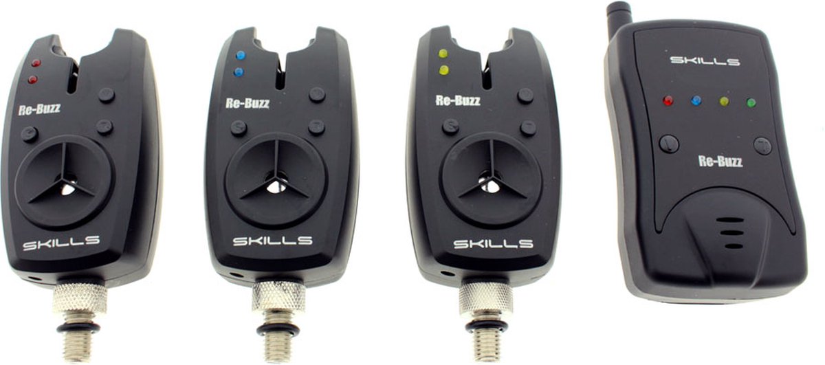 Skills ReBuzz Wireless Bite Alarm set 3+1 | bol.com