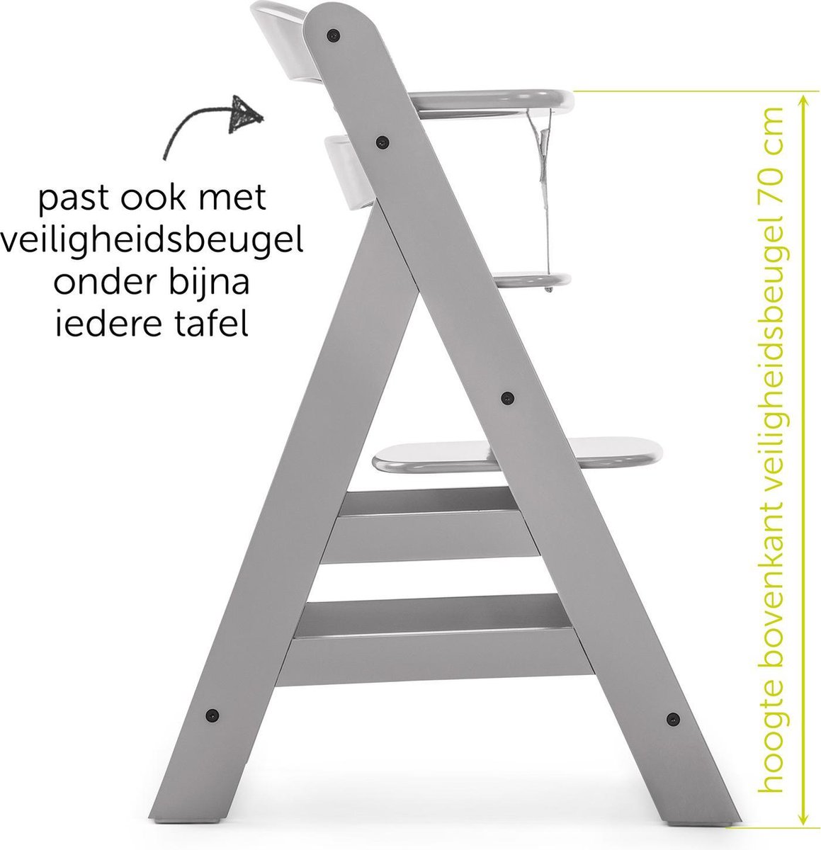 Hauck Alpha Plus Kinderstoel - Newborn Set XL - Grijs | bol.com