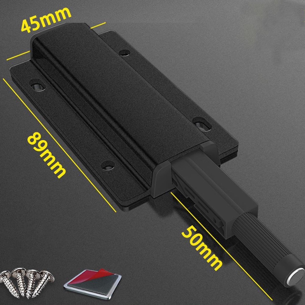 Deurdempers 2 stuks incl schroeven - deur/lade dempers - kast - lade ...