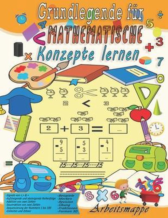 Math Book- Grundlegende Arbeitsmappe für mathematische Konzepte lernen ...