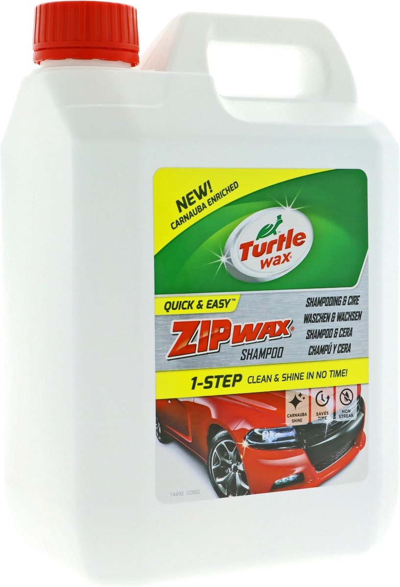 Turtle Wax 52882 Zip Wax Shampoo 2,5 Liter | bol.com