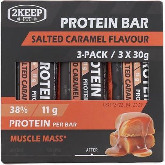 Accelerate Protein Bar - Salted Caramel - 8-pack | bol