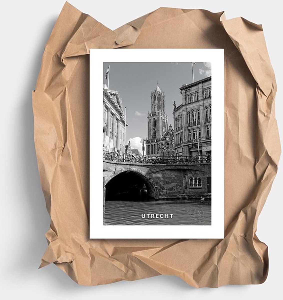 Poster Domtoren Utrecht A4 - 21 x 30 cm (Exclusief Lijst) De Dom van ...