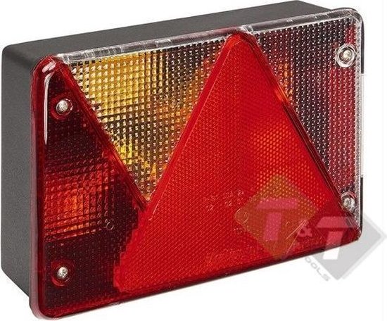 Achterlicht Multipoint IV links, 5 pins connector, Aspöck, 140mm x 200mm | bol