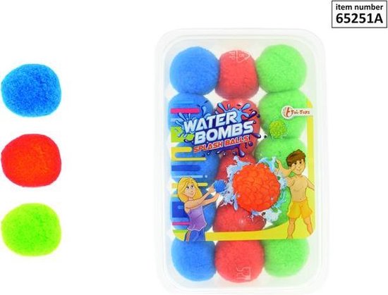 Splashballen mini Toi-Toys: 15 stuks | bol.com