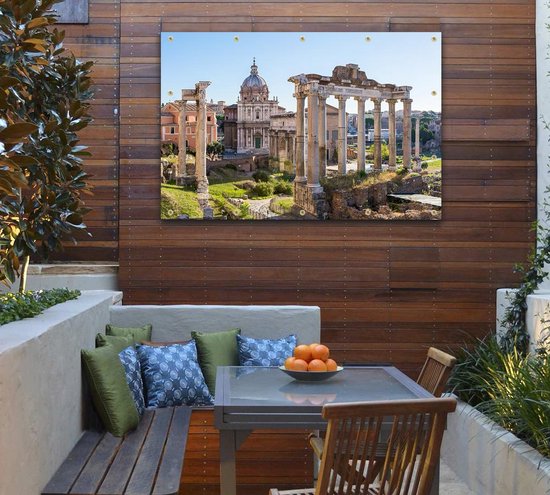 Forum Romanum gezien vanaf het Capitool in Rome - Foto op Tuinposter ...