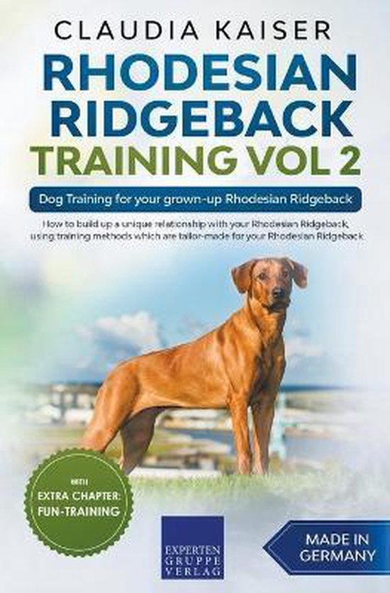 Rhodesian Ridgeback Training- Rhodesian Ridgeback Training Vol 2 - Dog ...