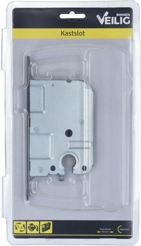 Insteekslot - Zwart - Staal - VEILIG - Veilig BSW12 - kastslot links ...