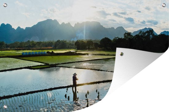 Tuinposter - Tuindoek - Tuinposters buiten - Het geweldige landschap ...