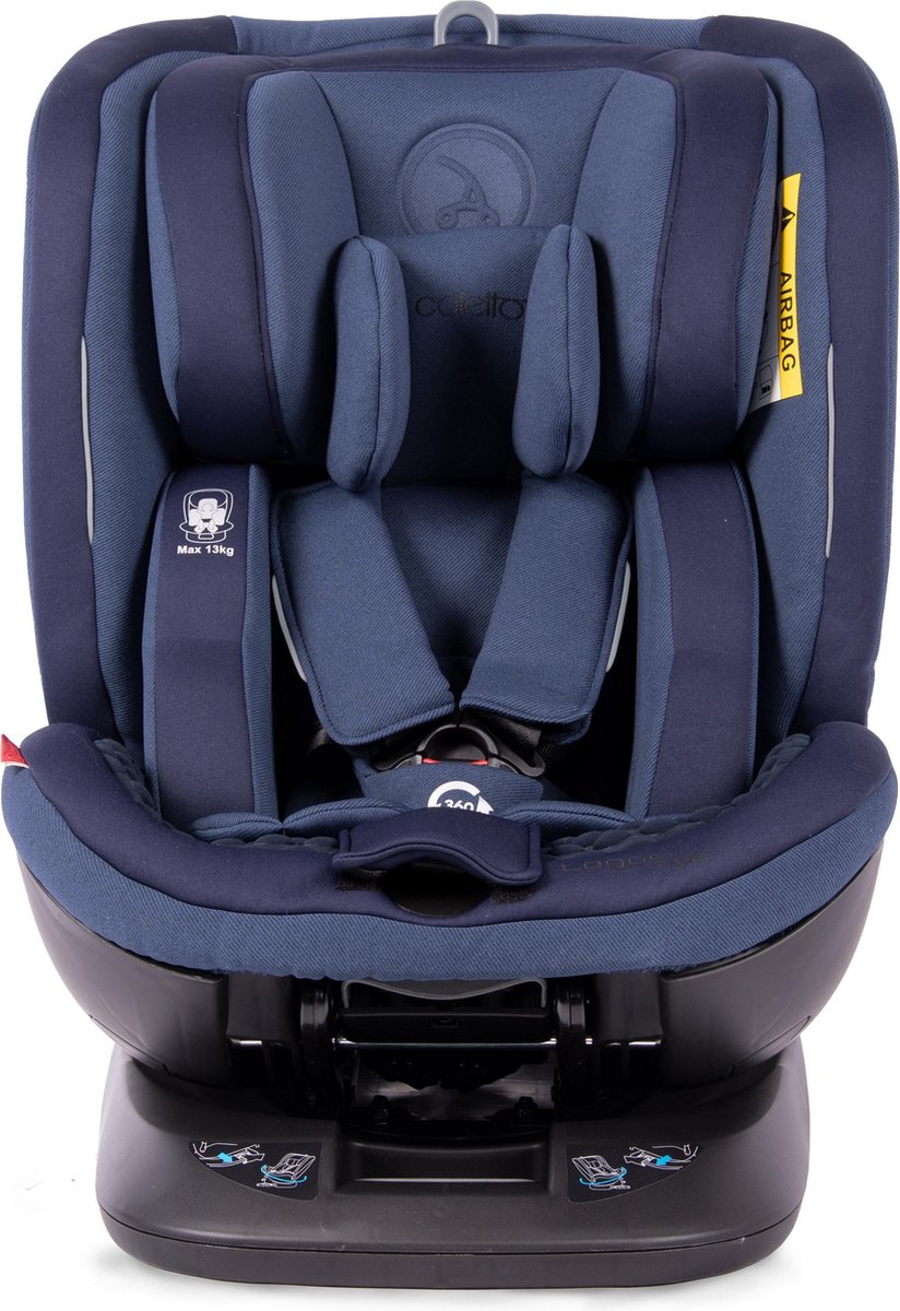 Hibaby Logos Isofix - Autostoel - 360° Graden Draaibaar Autostoel - 0 t ...