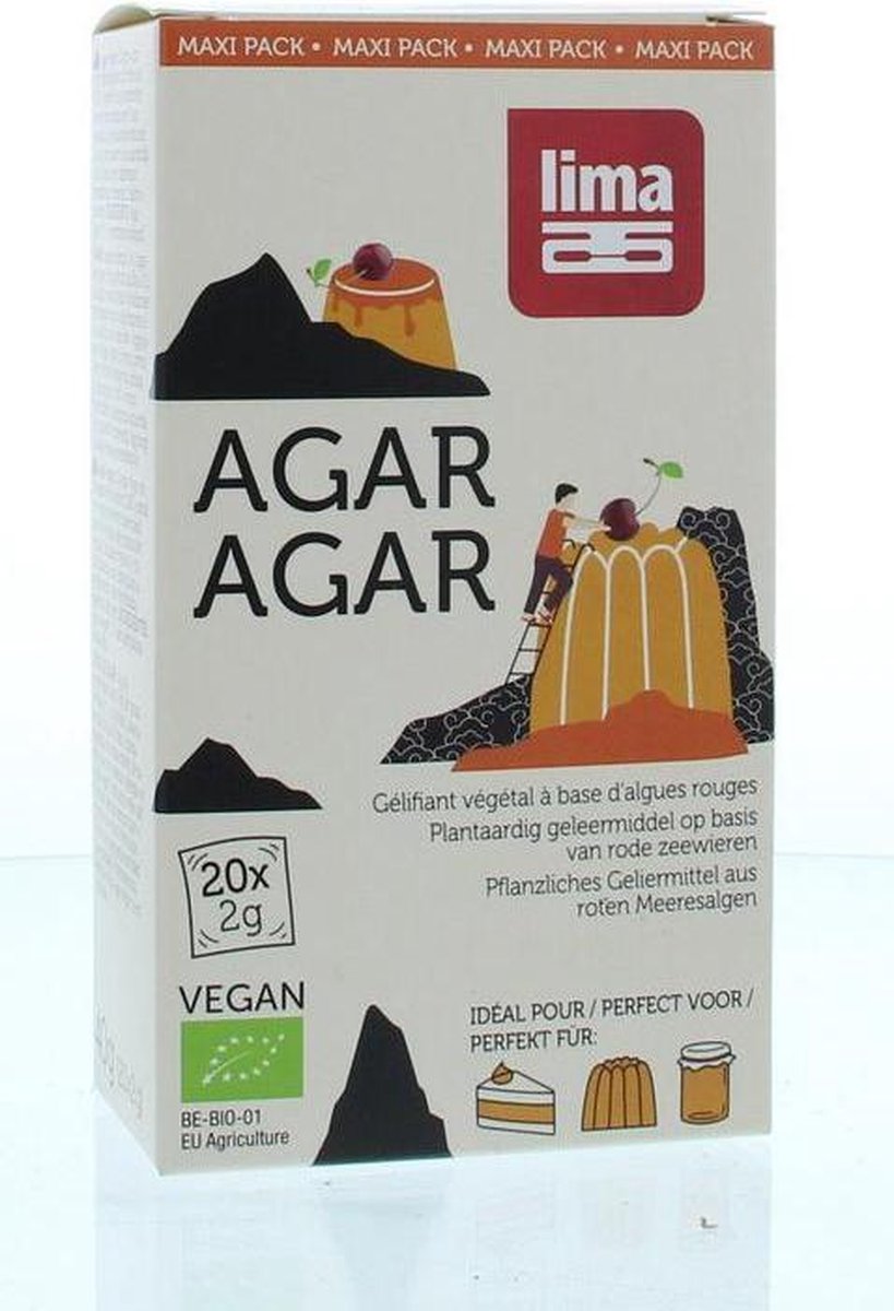 Lima Agar Agar Poeder Bio - 40Gr | bol.com