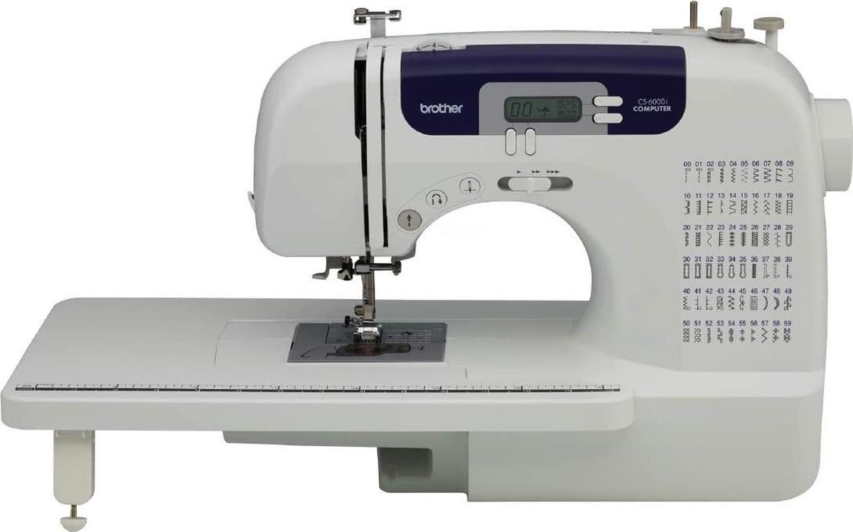 Brother CS-6000i - Elektrische naaimachine - Wit | bol.com
