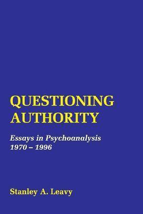 Questioning Authority | 9781412049337 | Stanley A. Leavy | Boeken | bol