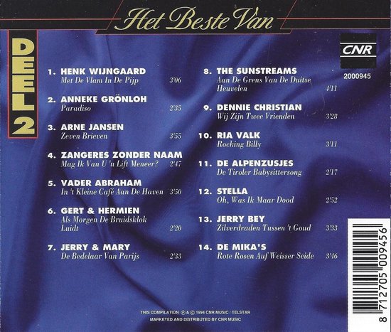 Het Beste Van - Deel 2, various artists | Muziek | bol
