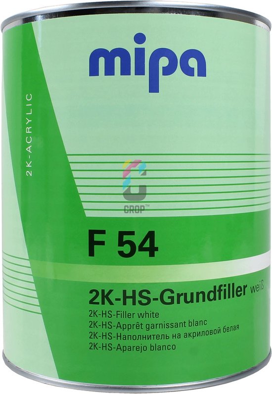 MIPA F54 2K-HS-Grundierfiller - Primer - 4 liter - Wit | bol