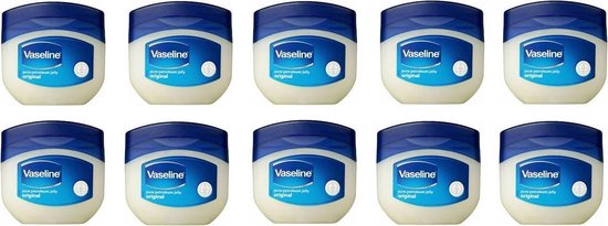 VASELINE Pure Petroleum Jelly Original- Extra Verzorgend - Grootverpakking 10 x 50ml | bol.com