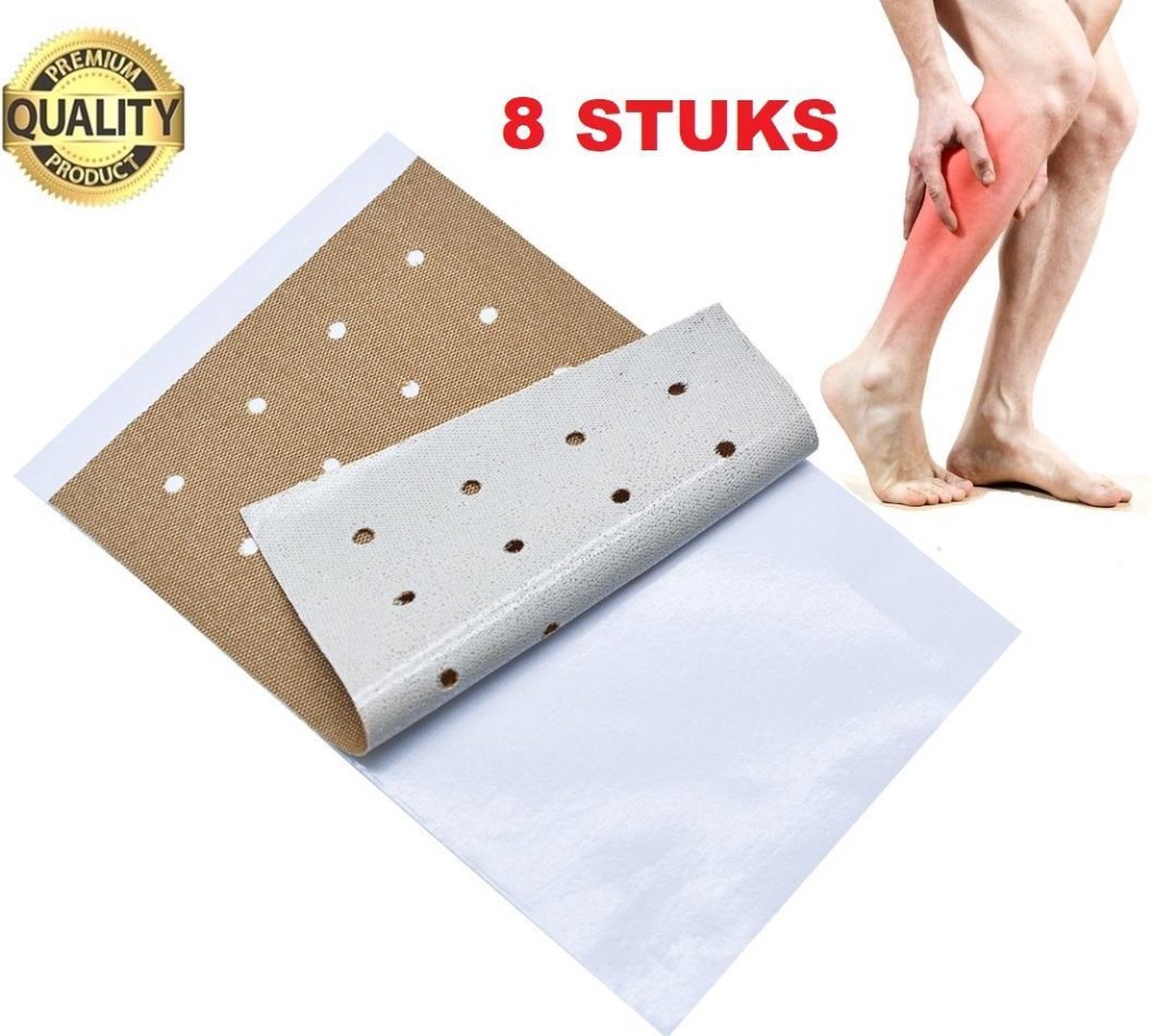 Warmte pleister (8 STUKS) - Pain relief patch - Warmtepleisters ...