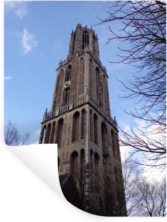 Muurstickers - Sticker Folie - Dom - Toren - Utrecht - 90x120 cm ...